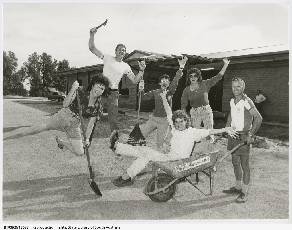 Jehovahs Witnesses hall, (left to right) Deborah Dykstra, Eric Dykstra ...