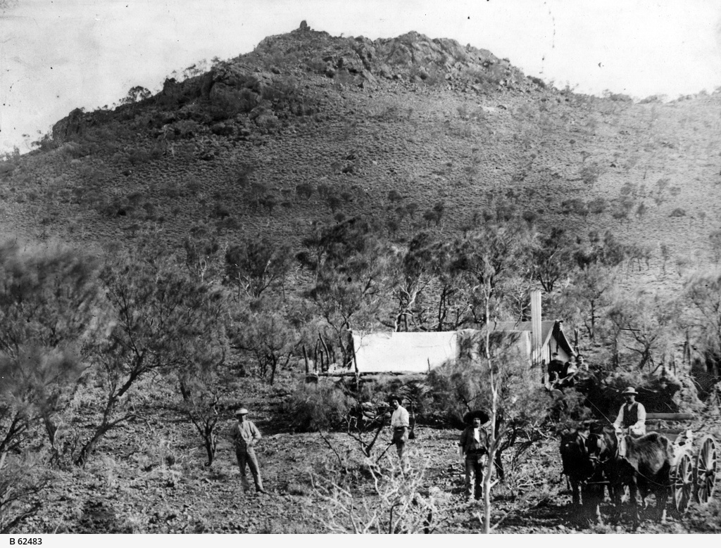 The first house built at Iron Knob • Photograph • State Library of ...