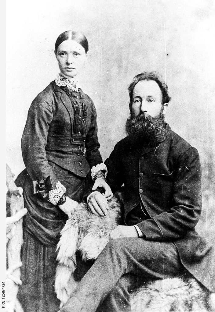 Portrait of Captain Andrew Willcock and his wife Amelia • Photograph ...