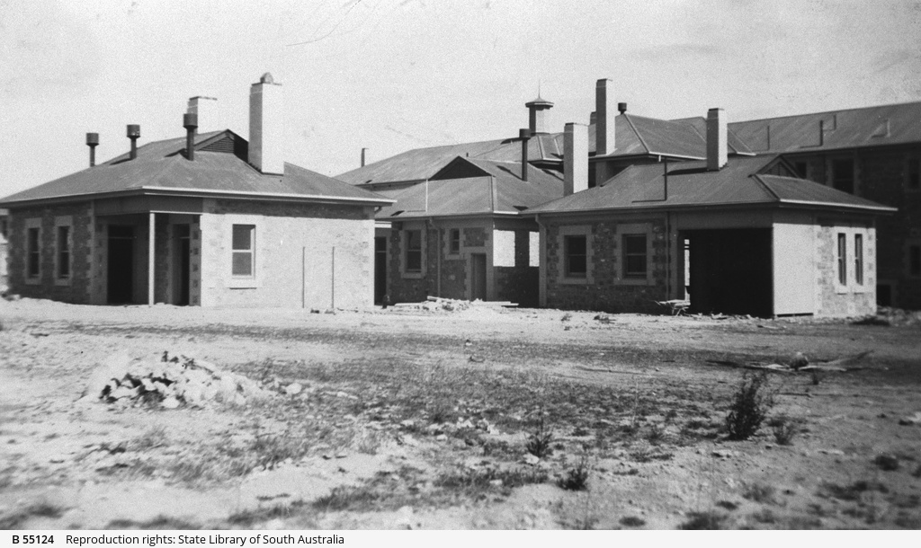 Construction of Wallaroo Hospital • Photograph • State Library of South ...