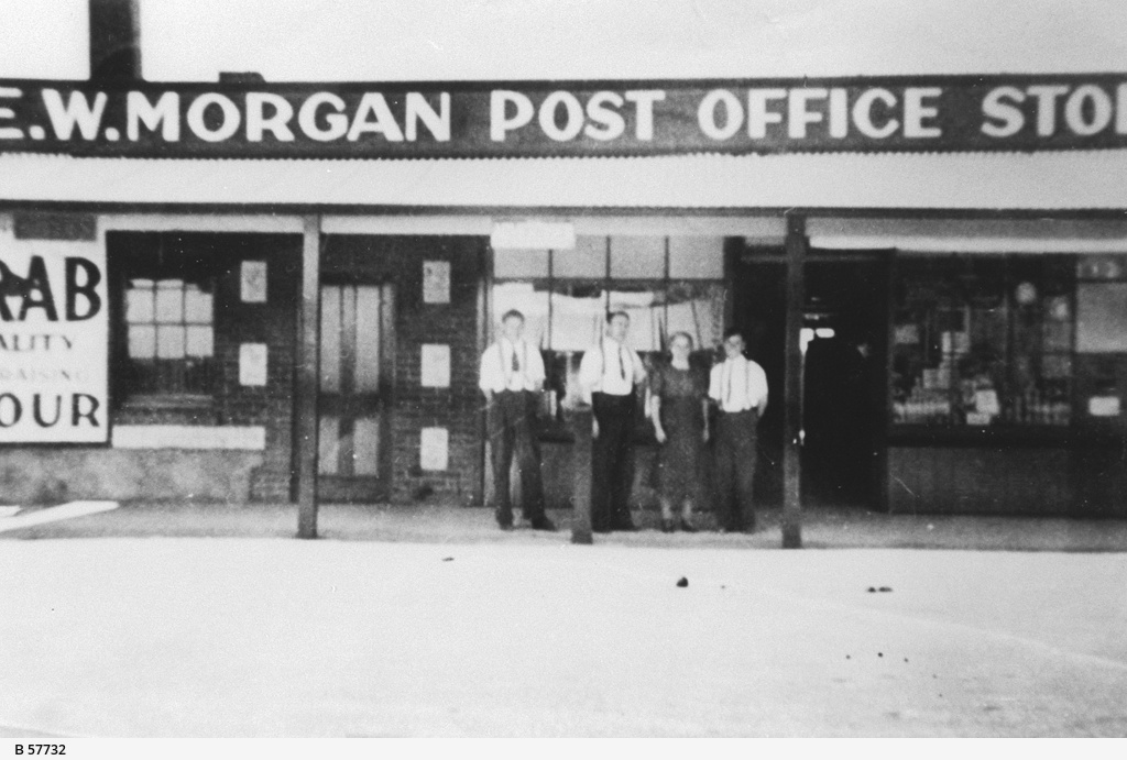 E.W. Morgan Post Office and General Store • Photograph • State Library ...