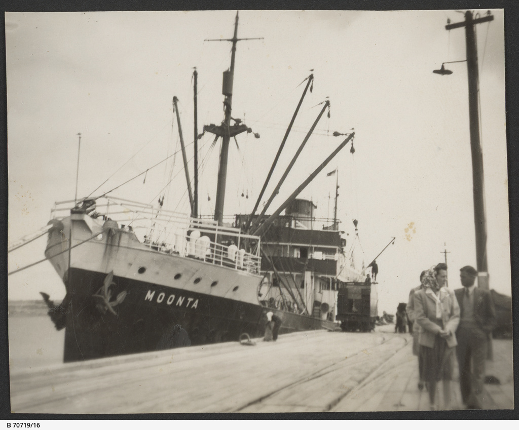 The 'Moonta' at Port Augusta • Photograph • State Library of South ...
