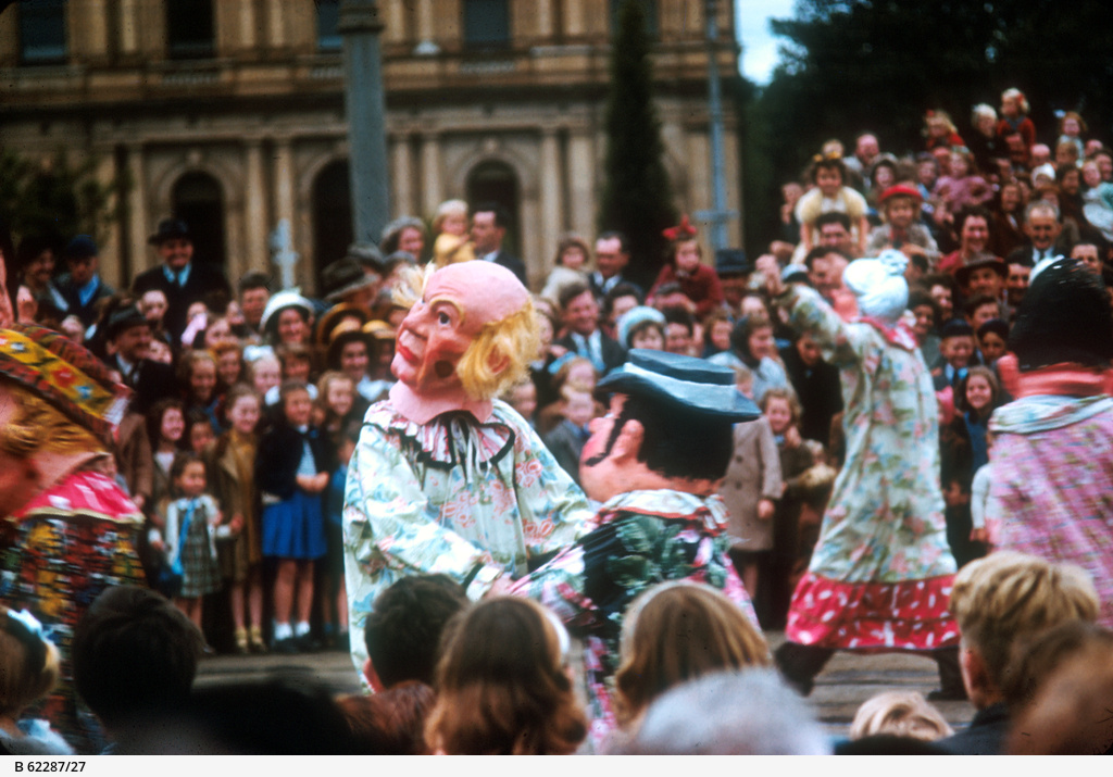 John Martin's Christmas Pageant: Clowns • Photograph • State Library of ...