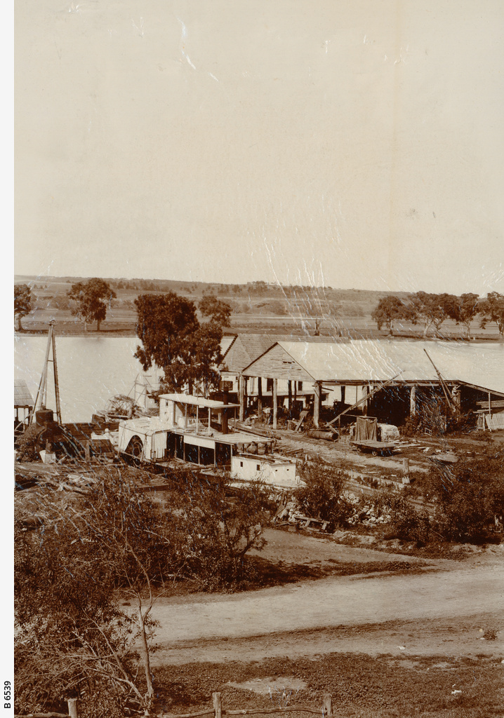 Dry Dock at Mannum • Photograph • State Library of South Australia