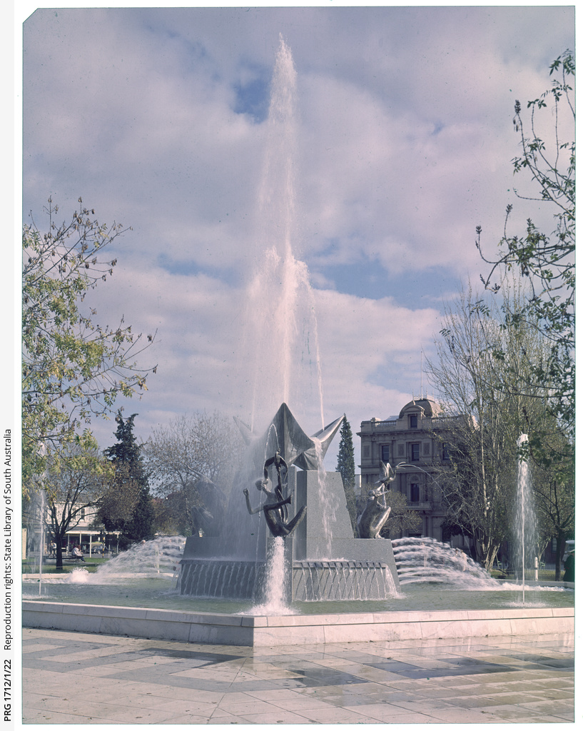 Three Rivers fountain, Adelaide, South Australia • Photograph • State ...