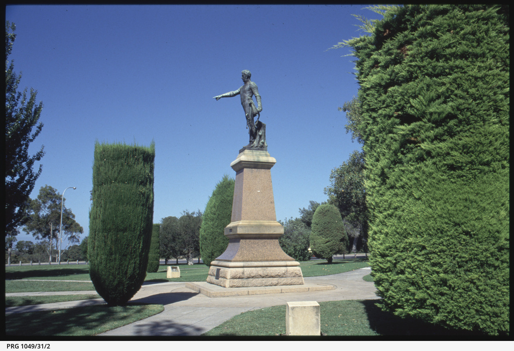 Colonel Light statue, Montefiore Hill • Photograph • State Library of ...