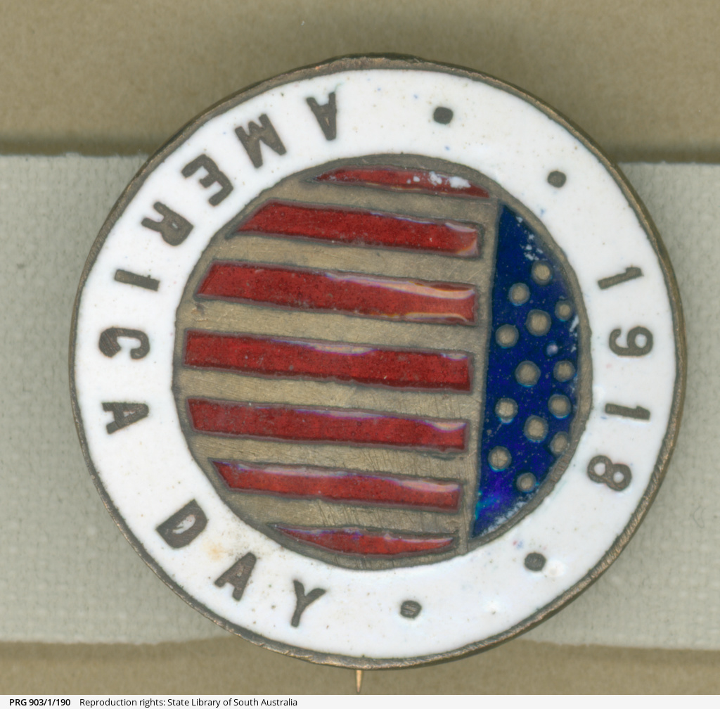 World War I badges • Realia • State Library of South Australia