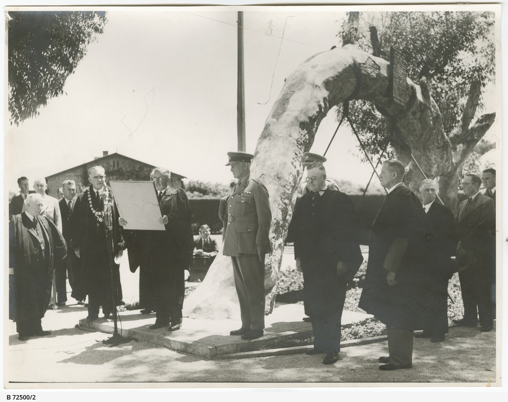 Proclamation Day ceremony 1944 • Photograph • State Library of South ...
