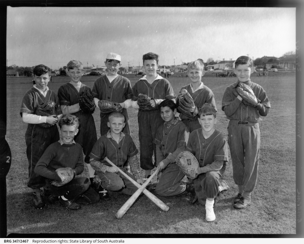Baseball - YMCA • Photograph • State Library of South Australia