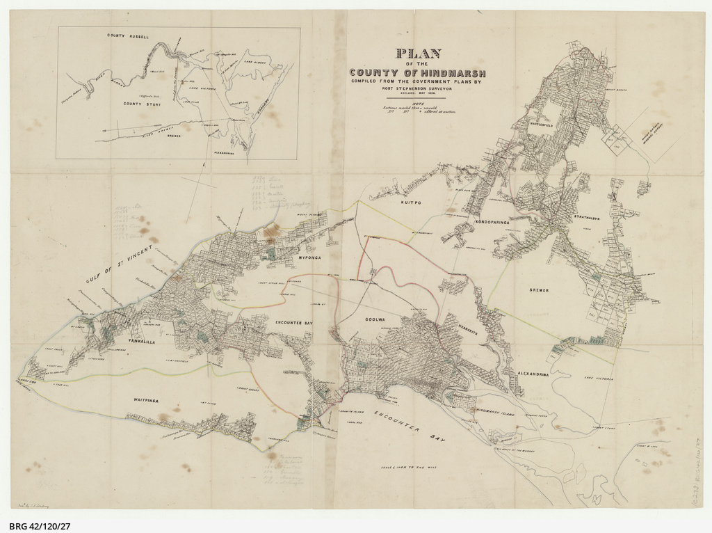 Plan of the County of Hindmarsh [cartographic material] / compiled from ...