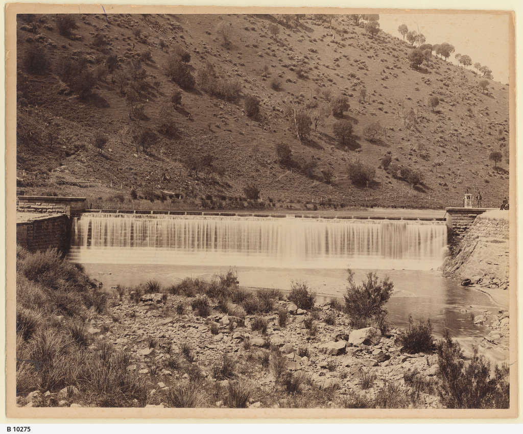 Weir, Torrens Gorge • Photograph • State Library of South Australia