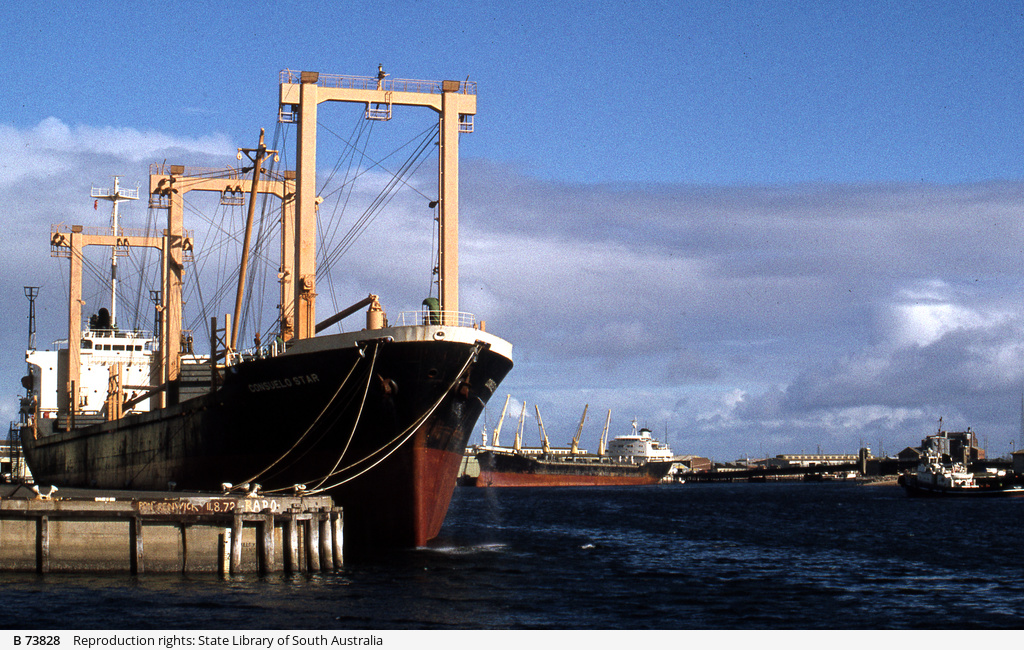 Ship 'Consuelo Star' at Port Adelaide • Photograph • State Library of ...
