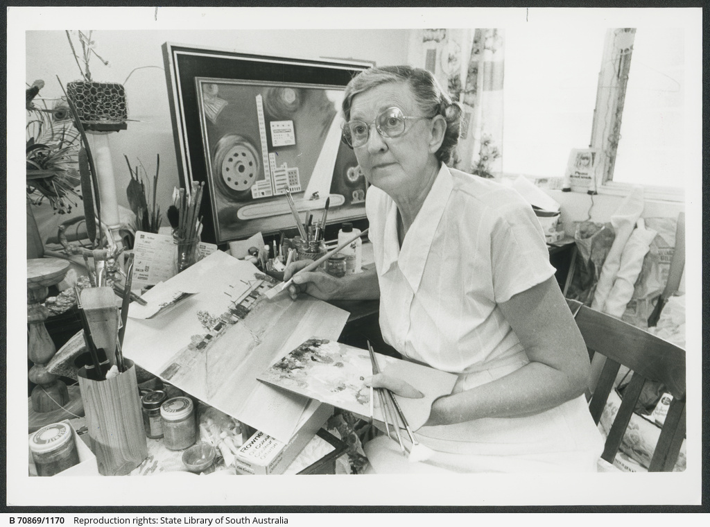 Clearview artist and Bicentennial exhibition organiser Lillian ...