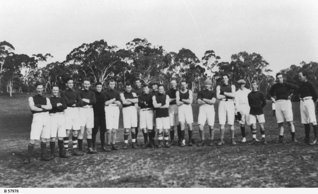 Woodside football team • Photograph • State Library of South Australia