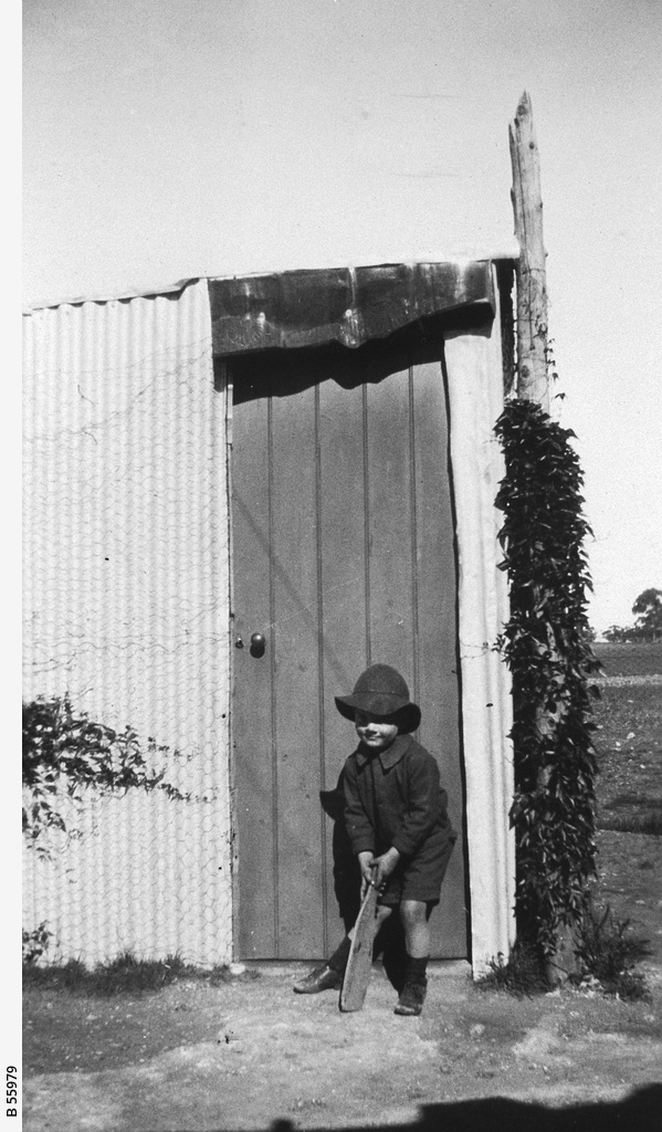 Moss Sanders playing cricket at Booleroo Centre • Photograph • State ...