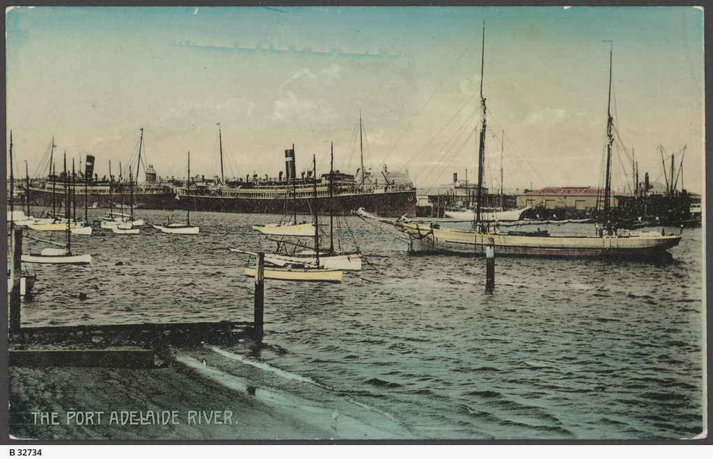 The Port Adelaide River • Photograph • State Library of South Australia