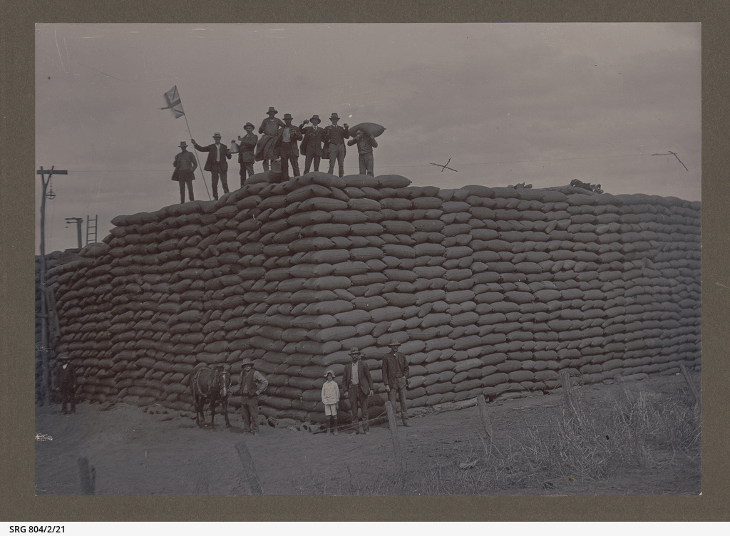 Wheat stack • Photograph • State Library of South Australia