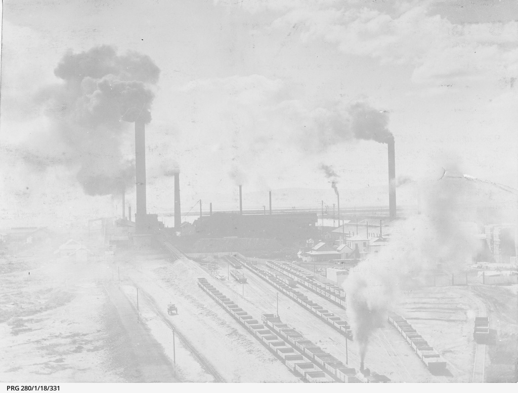 The lead smelting plant at Port Pirie • Photograph • State Library of ...