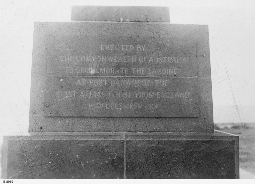 Monument, Darwin • Photograph • State Library of South Australia