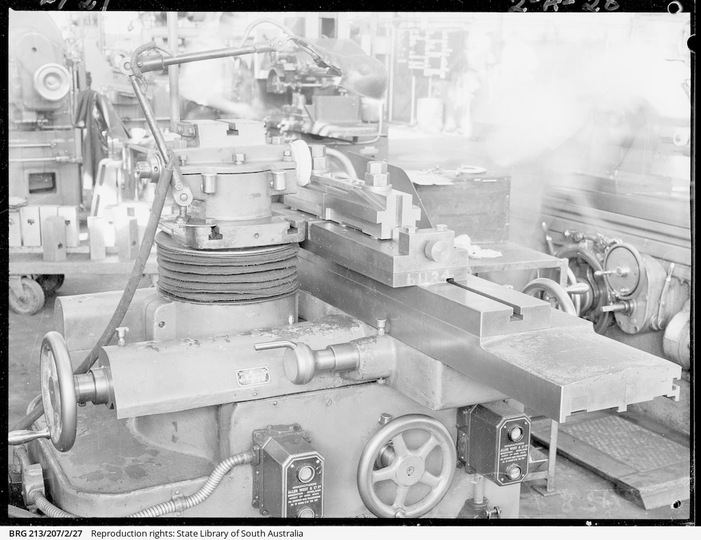 Anti-tank gun jigs and machines • Photograph • State Library of South ...