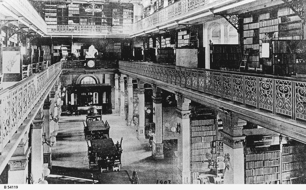 Main chamber of the Mortlock Library • Photograph • State Library of ...