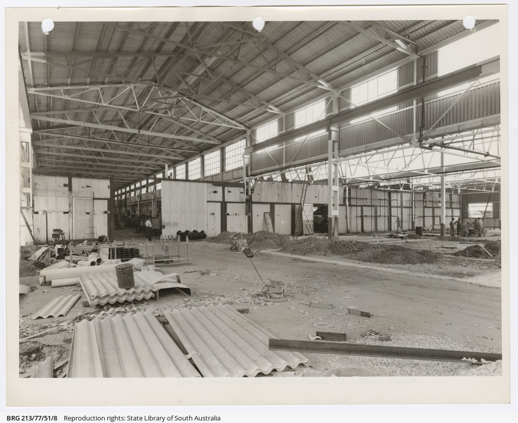 [Photographs of General Motors-Holden's Birkenhead and Beverley plants ...