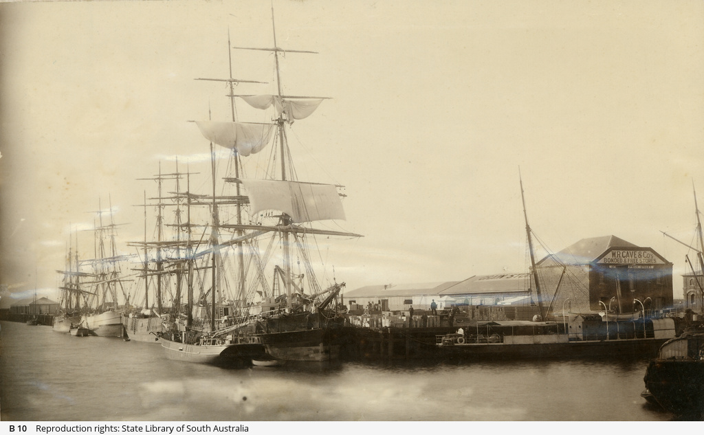 Wharf, Port Adelaide • Photograph • State Library of South Australia