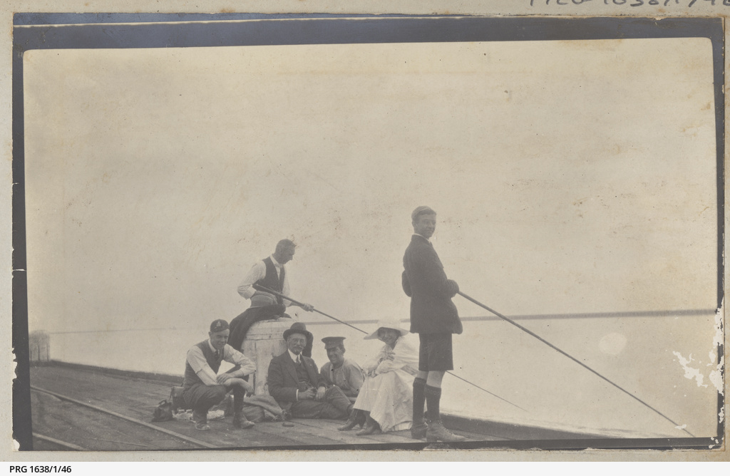 Fishing at Outer Harbor • Photograph • State Library of South Australia