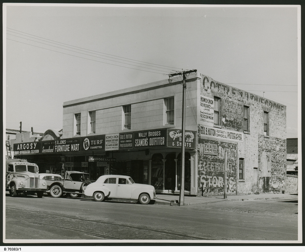Facade of Port Adelaide building, St Vincent Street • Photograph ...