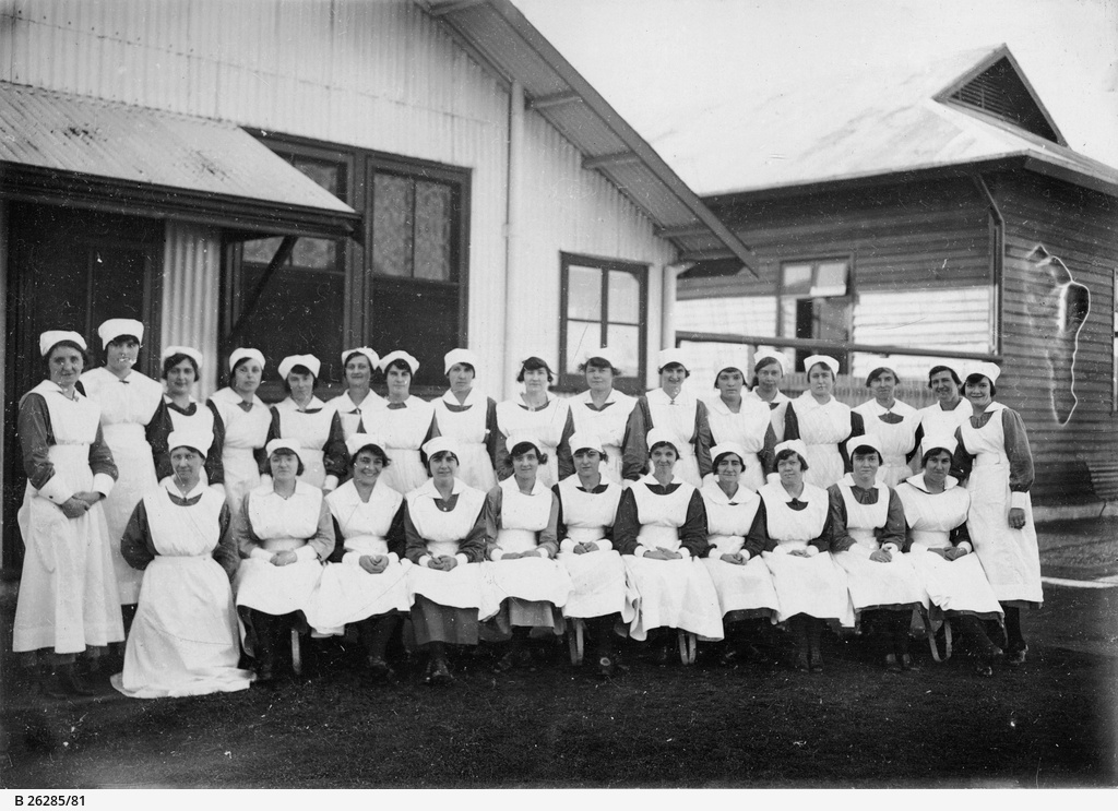 Keswick Hospital : Ward attendants • Photograph • State Library of ...