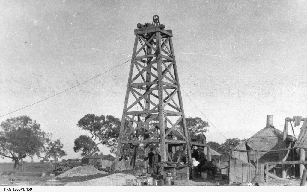 The bore • Photograph • State Library of South Australia
