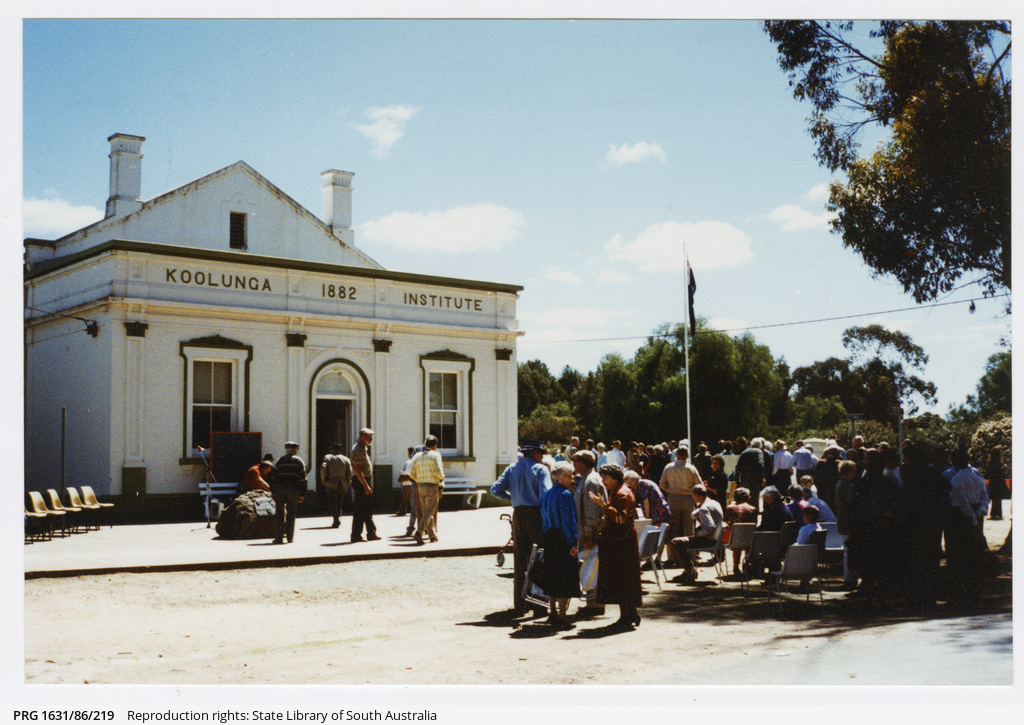 Koolunga Institute • Photograph • State Library of South Australia