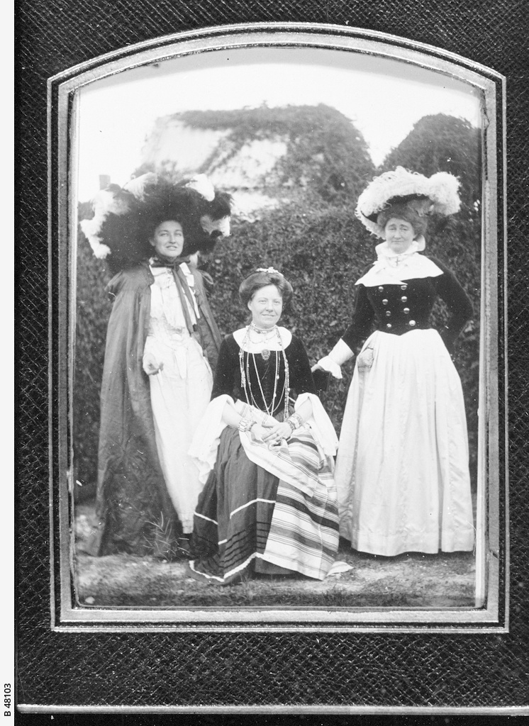 Ethel Margaret Gwynne, Rosina Mortlock and Elizabeth Stevenson ...