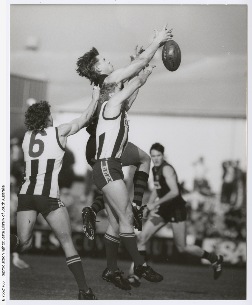 Photographs of West Adelaide and other football clubs at matches and ...