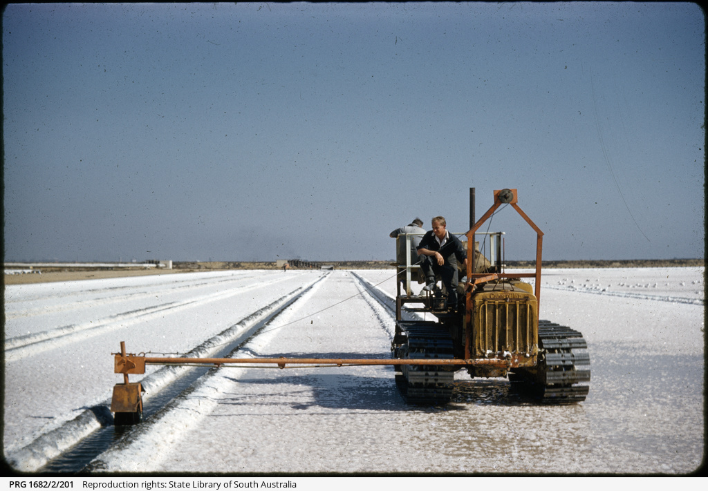 Salt harvesting and quarrying in South Australia • Photograph • State ...