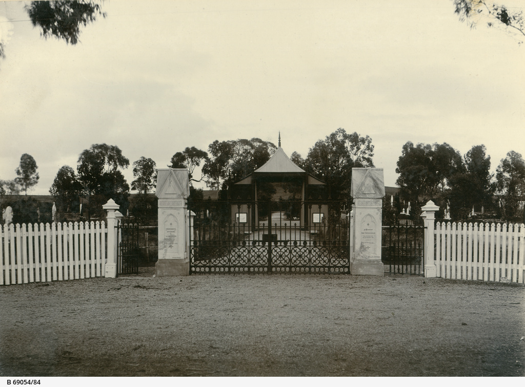 Entrance to Kapunda Cemetery • Photograph • State Library of South ...