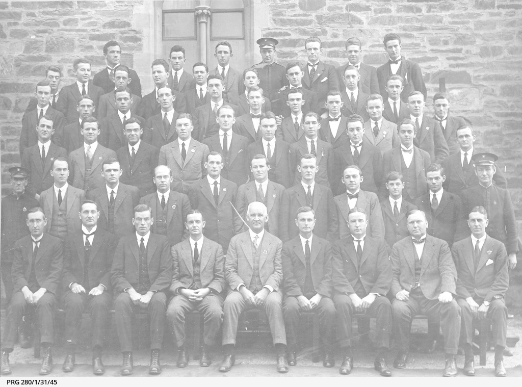 Staff of the Commonwealth Bank, Adelaide • Photograph • State Library ...
