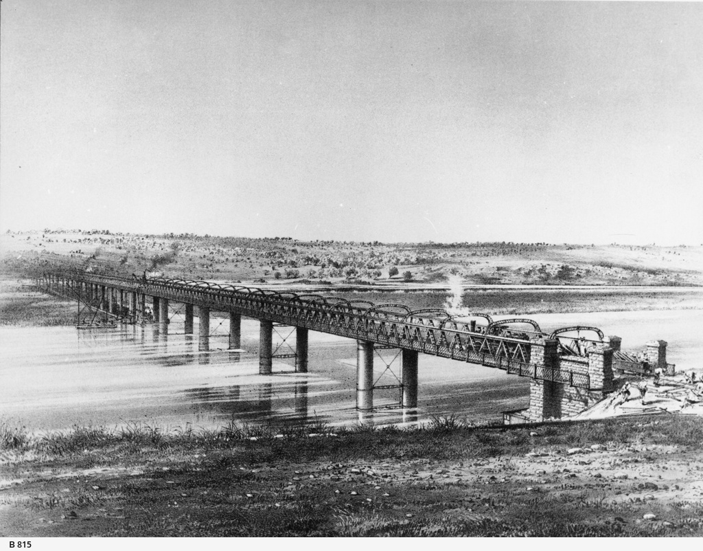 Railway Bridge, Murray Bridge • Artwork • State Library of South Australia