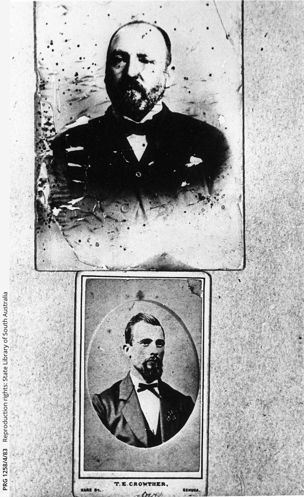Portraits of Captain Hawke and Captain Crowther • Photograph • State ...