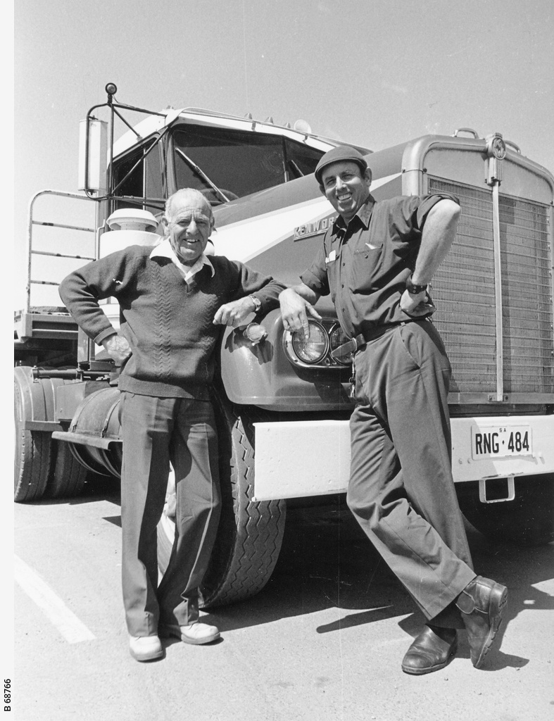 Rex Kimber and George Hume at Glanville • Photograph • State Library of ...