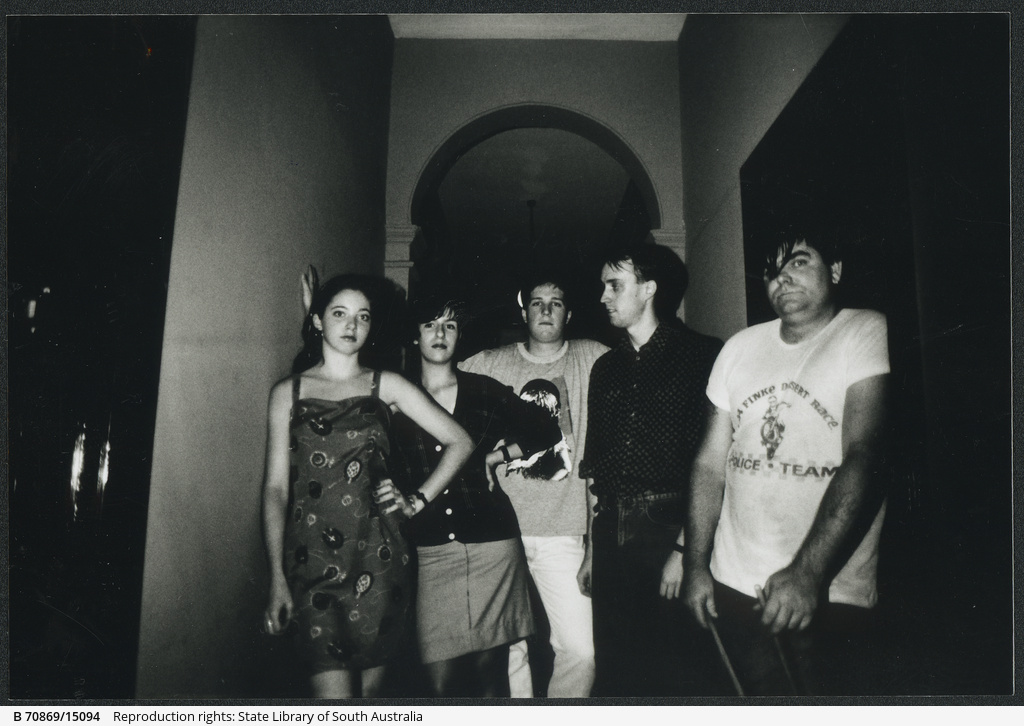 Mysterons, (left to right) Deb Vranik, vocals; Carnew Mascia, vocals ...