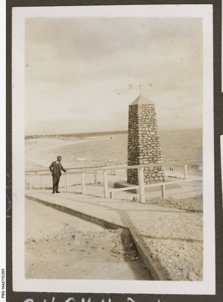 Captain Collet Barker memorial • Photograph • State Library of South ...