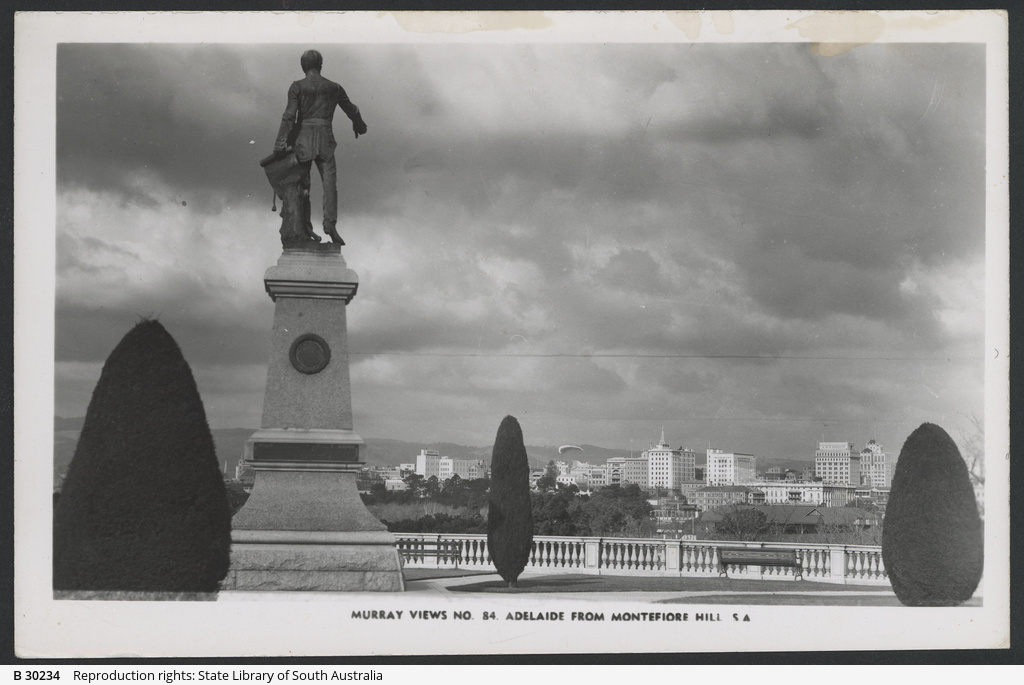 Colonel William Light Statue • Photograph • State Library of South ...