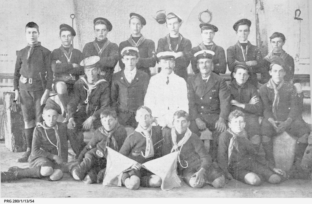 Sea scouts at North Arm, Port River, South Australia • Photograph ...
