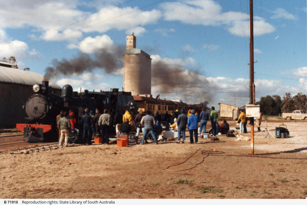 Filming 'The Shiralee' • Photograph • State Library of South Australia