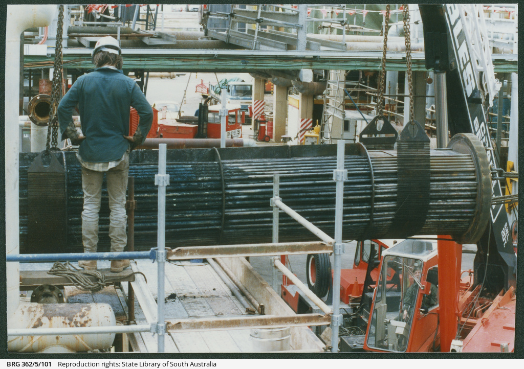 Photographs of Port Stanvac oil refinery, plant and staff • Manuscript ...