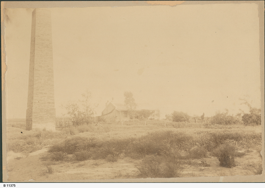 Elix and Harrison flour mill chimney, Rosedale • Photograph • State ...