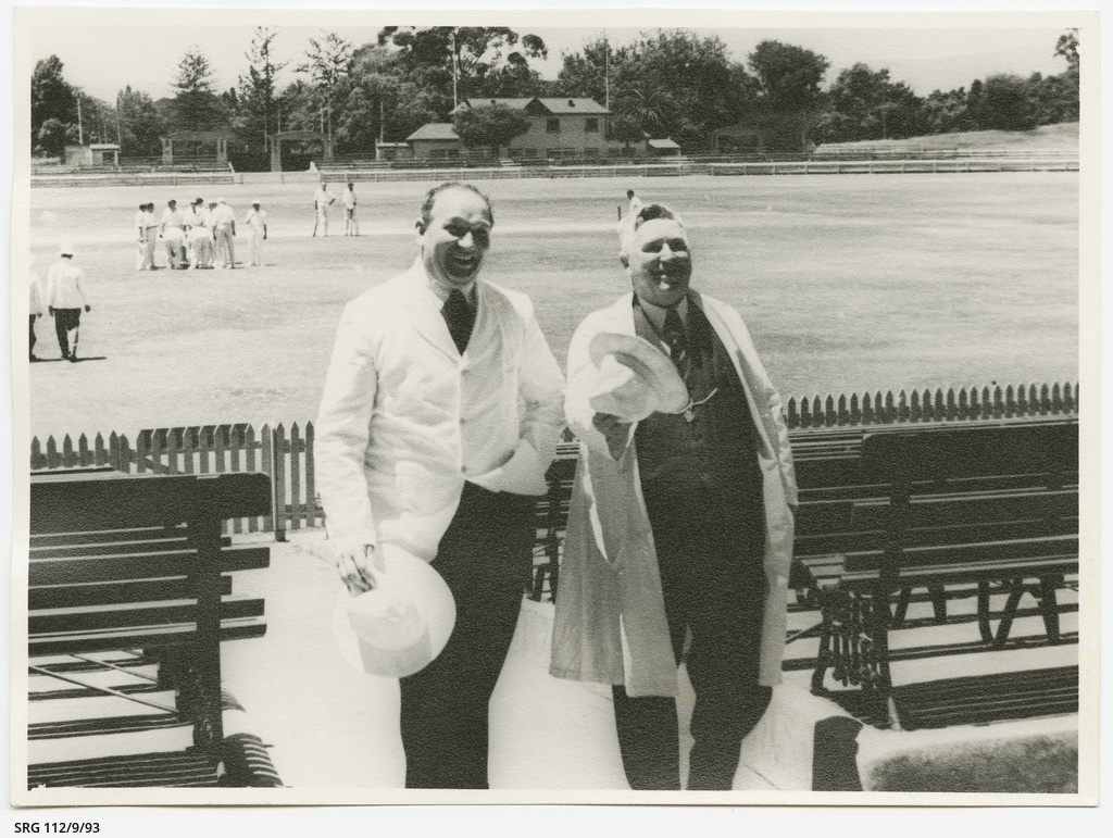 Tom Playford and Michael O'Halloran • Photograph • State Library of ...