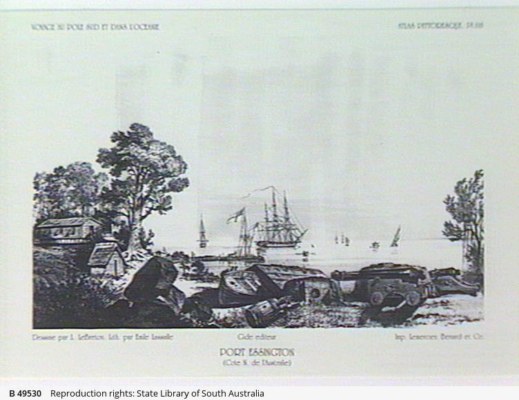 Settlement, Port Essington and harbour • Artwork • State Library of ...