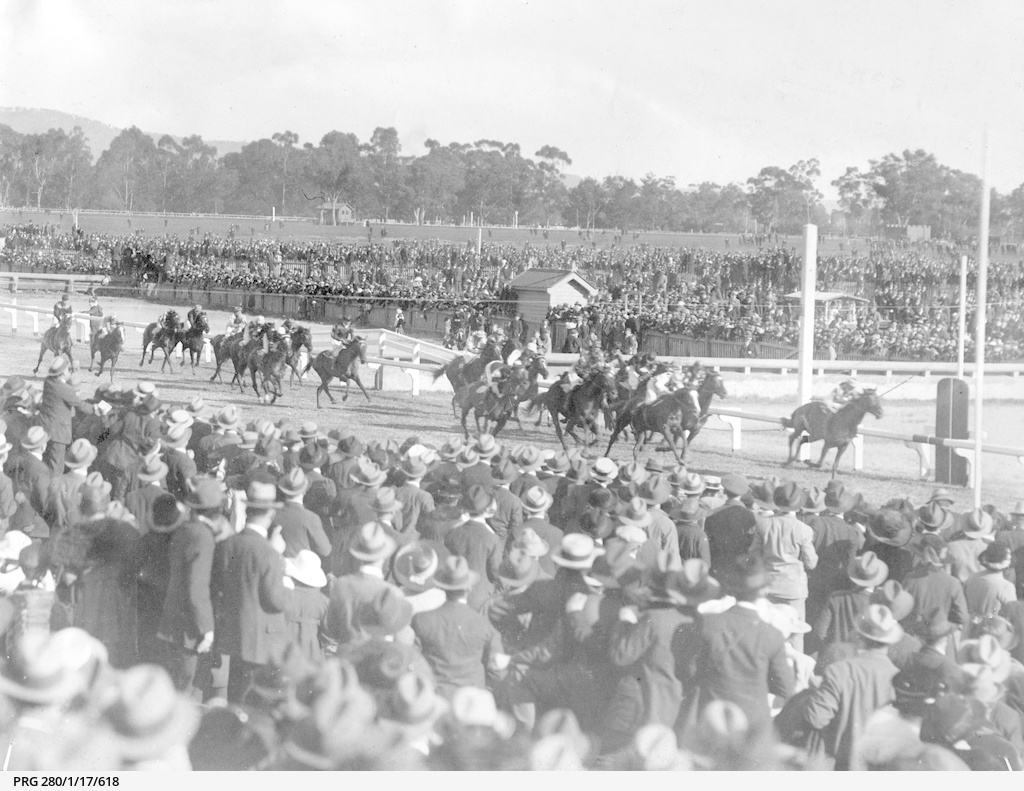 Horse-racing at Victoria Park racecourse, Adelaide • Photograph • State ...